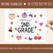 Last Day of 2nd Grade Sign Printable, Second Grade Poster, Photo Prop ...