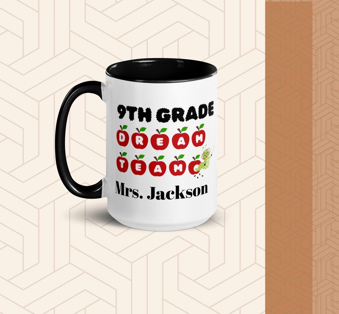 Personalized 9th Grade Teacher Coffee Mug, Teacher Appreciation Gifts ...