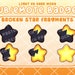 Cute Kawaii Broken Star Fragment Twitch SUB BIT EMOTE Badges Space ...