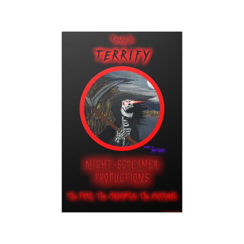 Night-screamer Poductions Official LOGO Satin Posters (210gsm) Wall Art ...