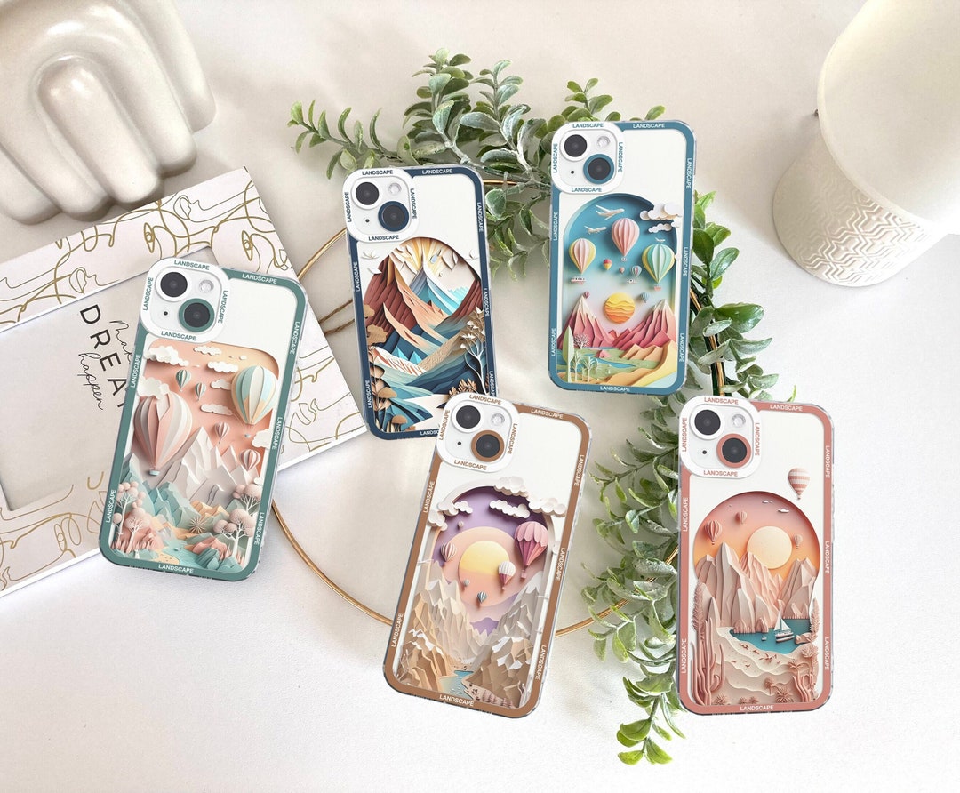 Mountain Landscape Nature Phone Case, Fall Autumn Boho Forest iPhone ...