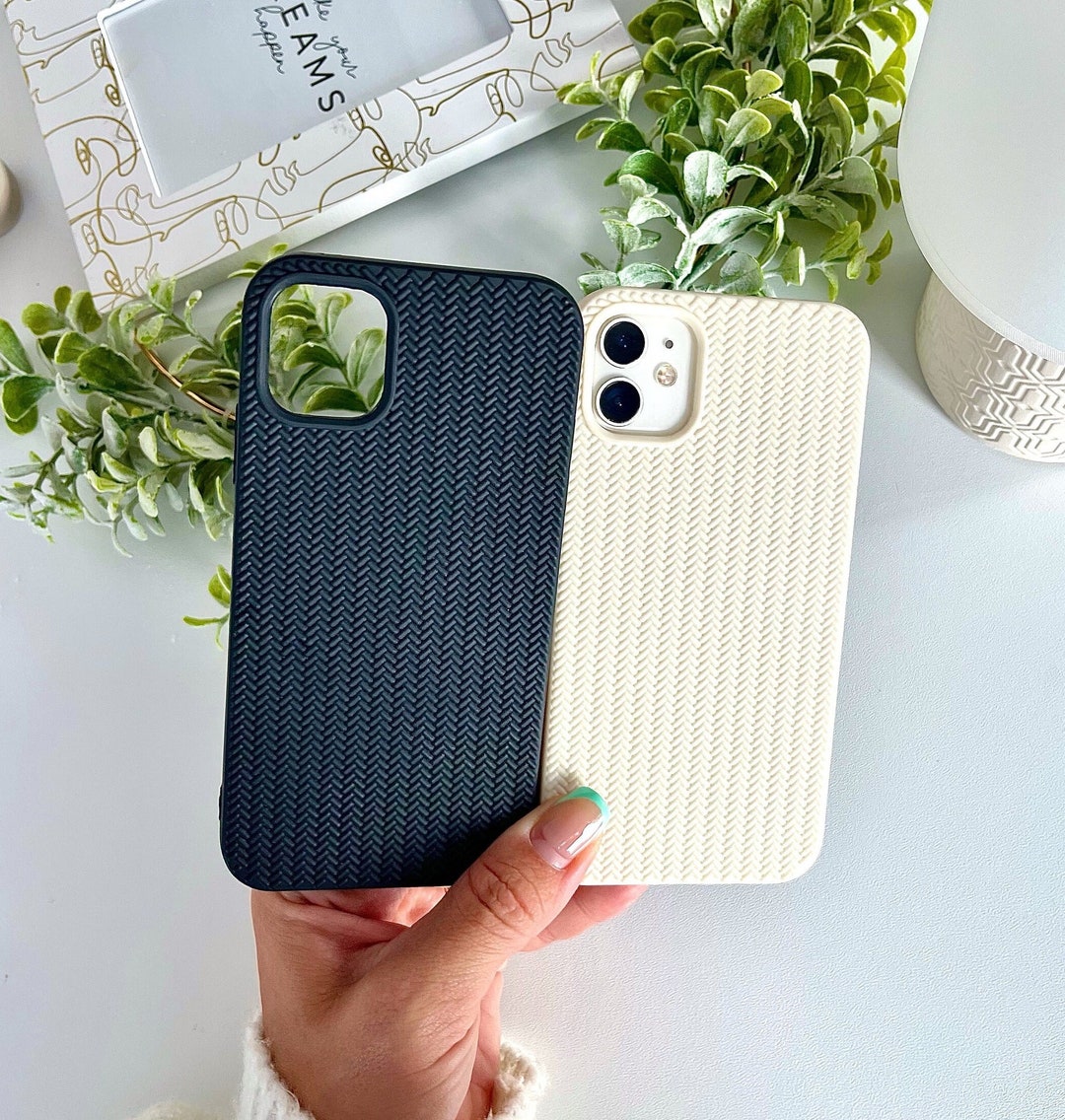 Classy Simple Neutral Pastel Colour Soft Silicone iPhone Case, Beige ...
