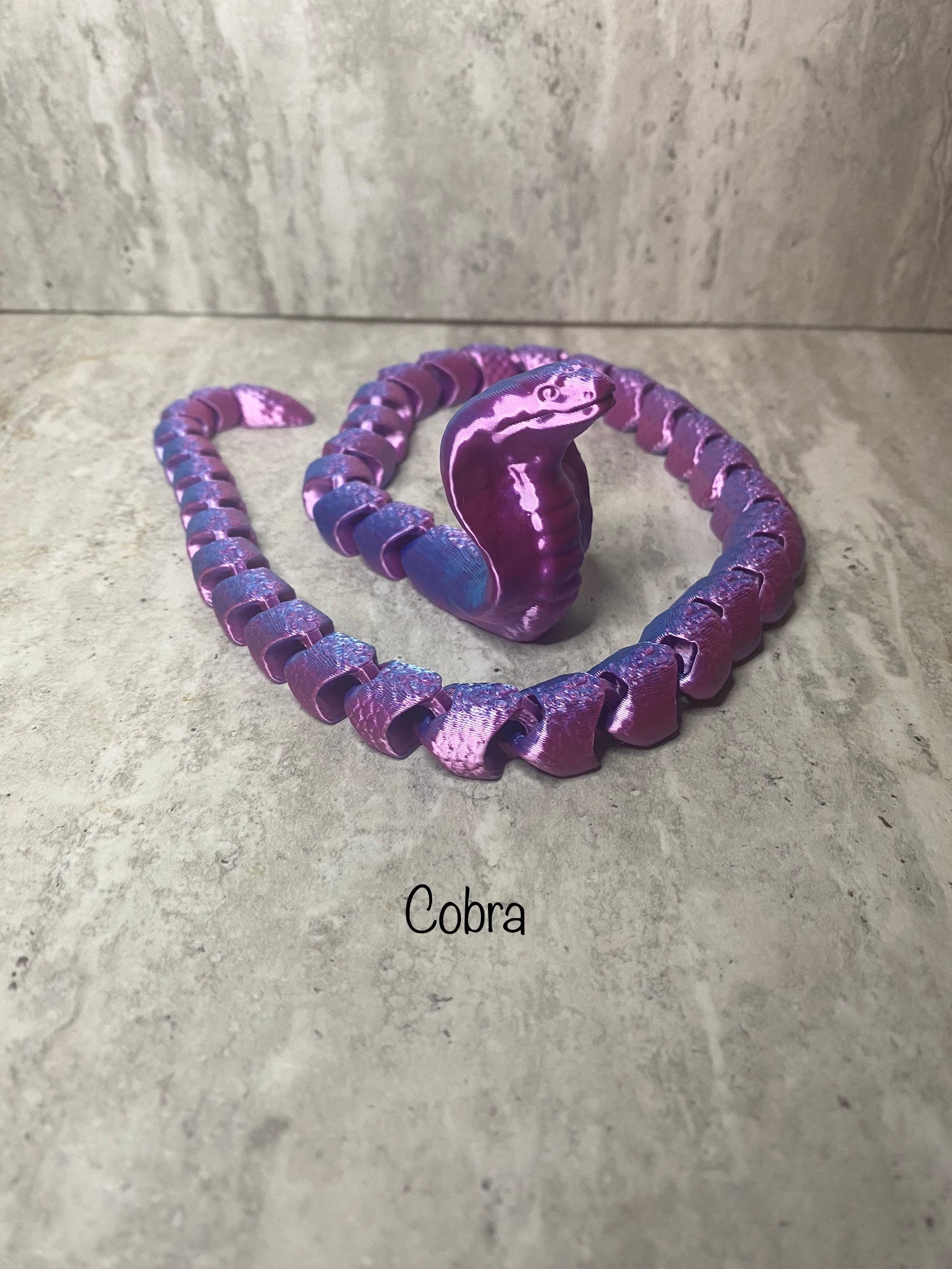 3d Printed Pets - Bearded Dragon, Axolotl, Cobra, Rock Snake, Chameleon ...