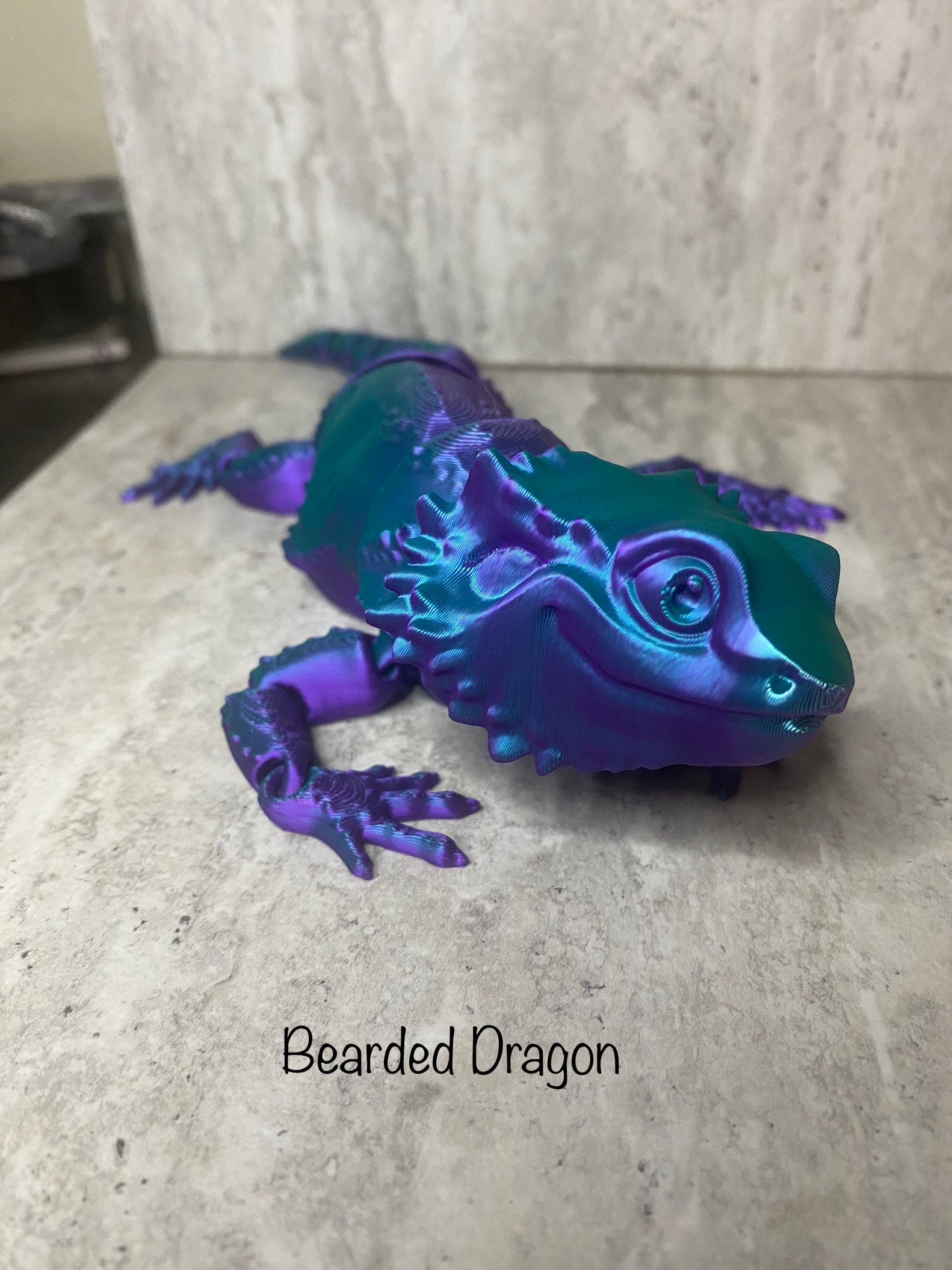 3d Printed Pets - Bearded Dragon, Axolotl, Cobra, Rock Snake, Chameleon ...