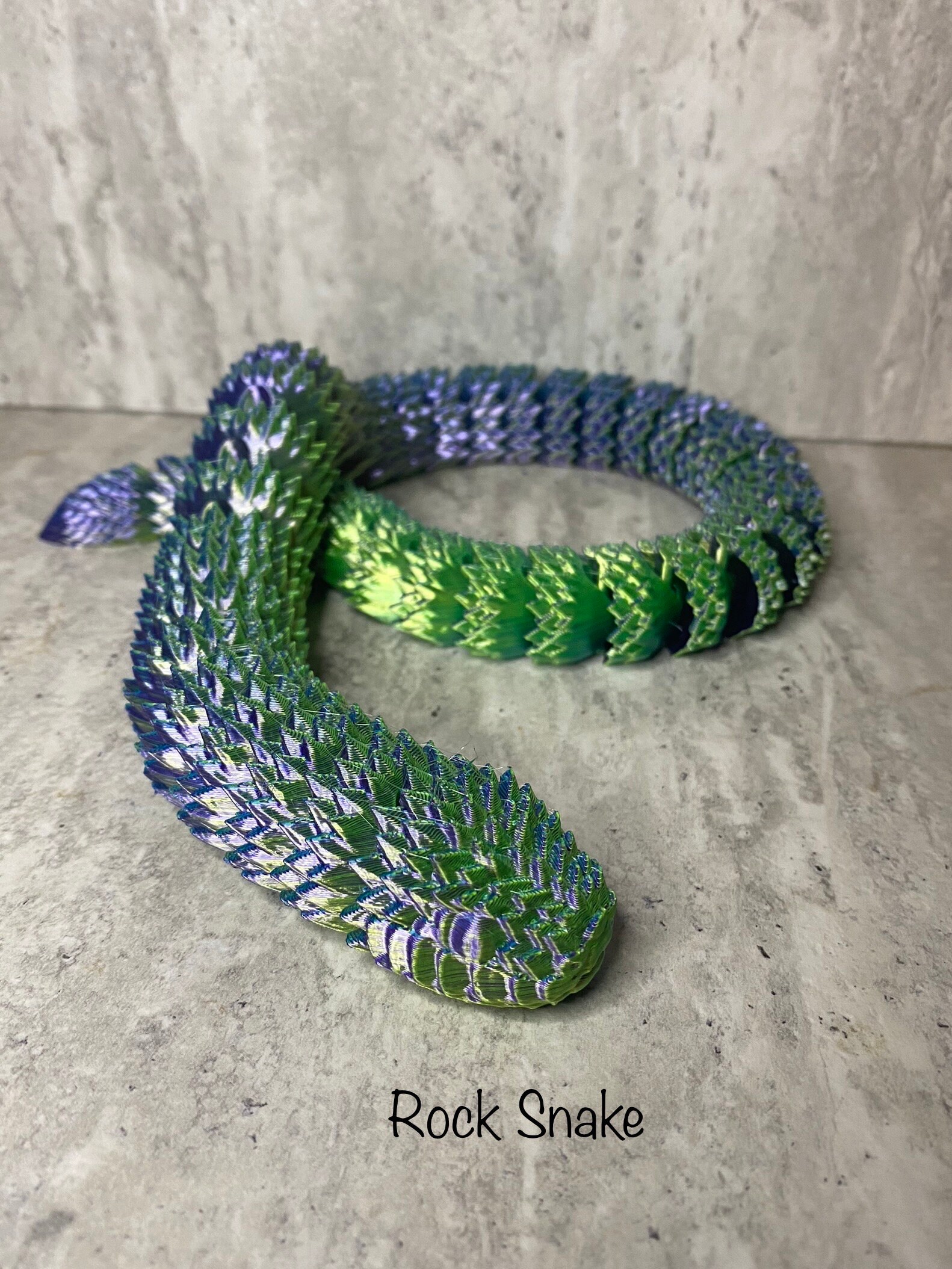 3d Printed Pets - Bearded Dragon, Axolotl, Cobra, Rock Snake, Chameleon ...