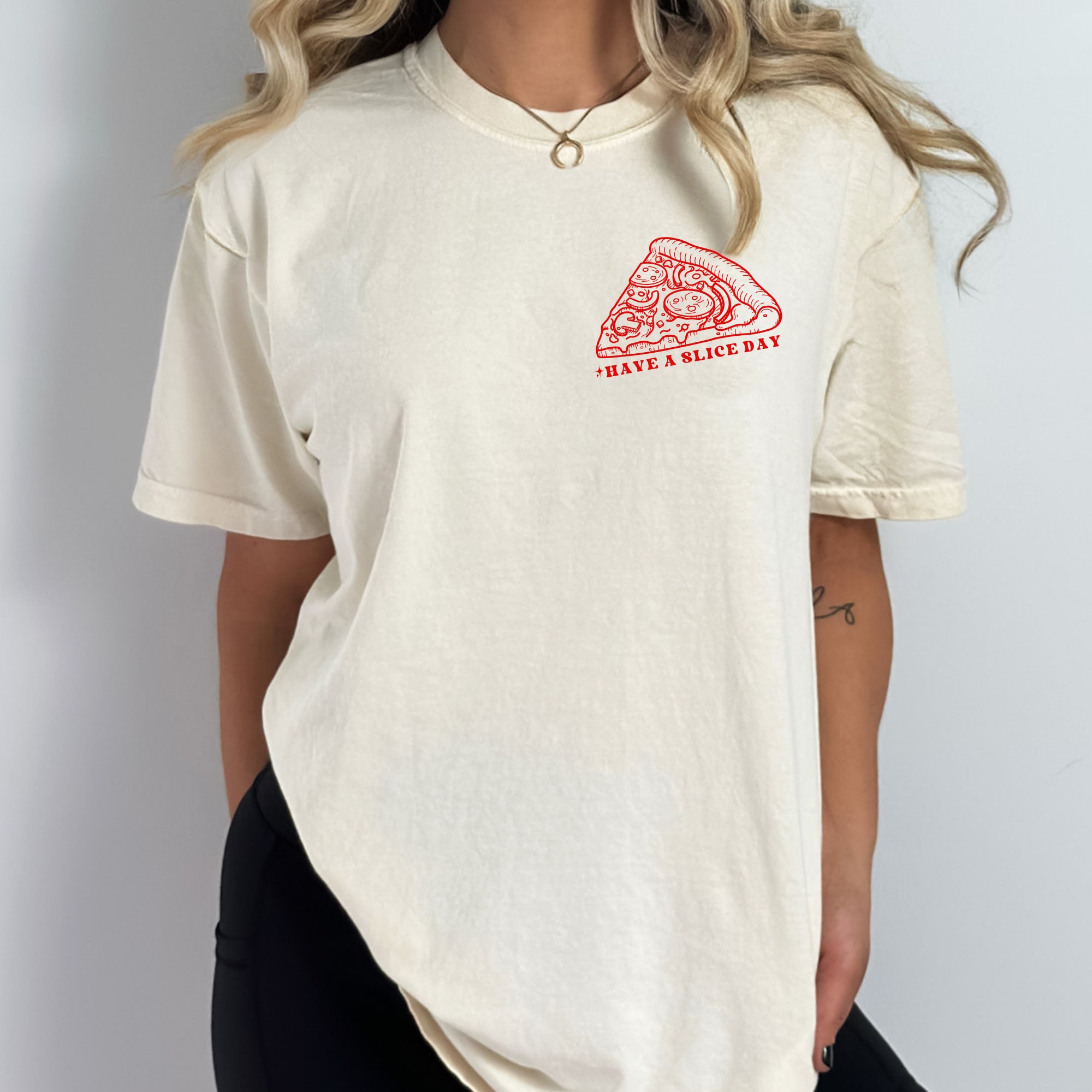 In Crust We Trust Shirt, Hand Illustrated, Pizza Shirt, Pizza Lovers ...