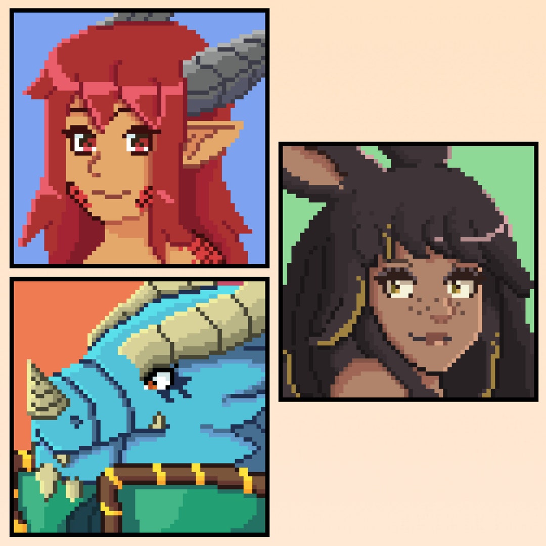 PFP Pixel Portraits - Etsy