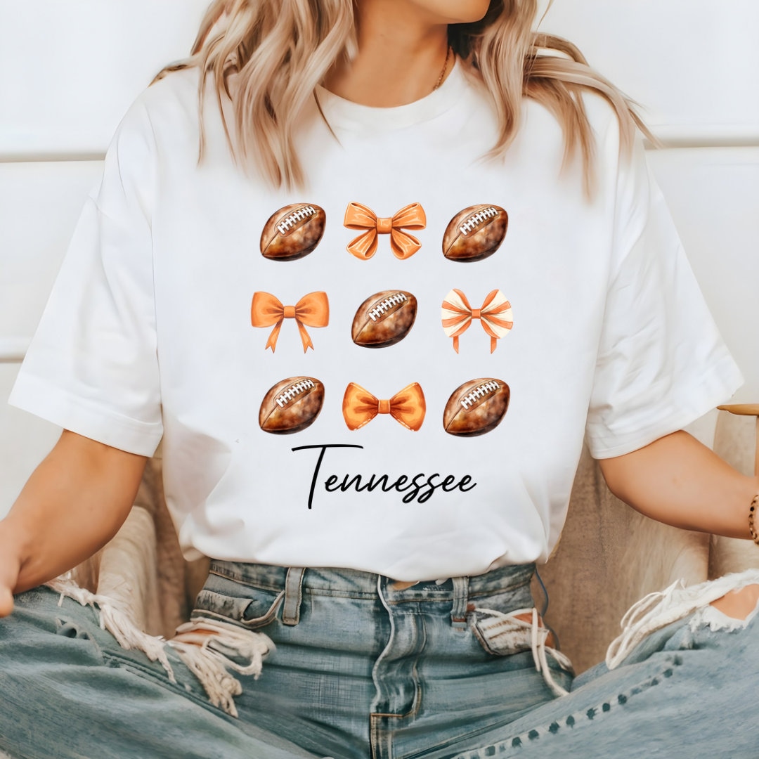 Tennessee Vols Png, Cute Vols Png, College Football Shirt, Coquette ...