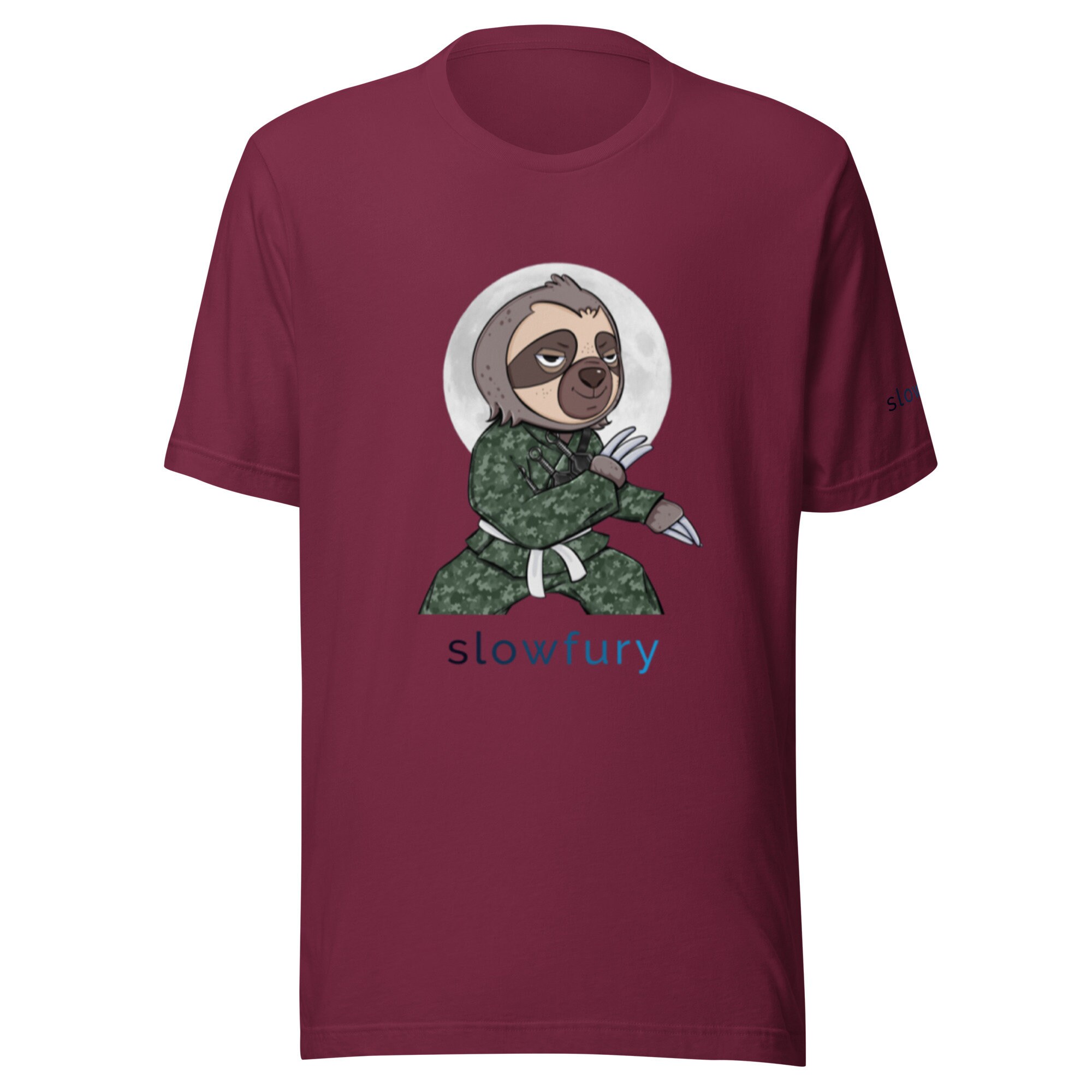 Slow Fury Camo Gi Ninja Sloth, Karate Shirt, Samurai Animal Shirt ...