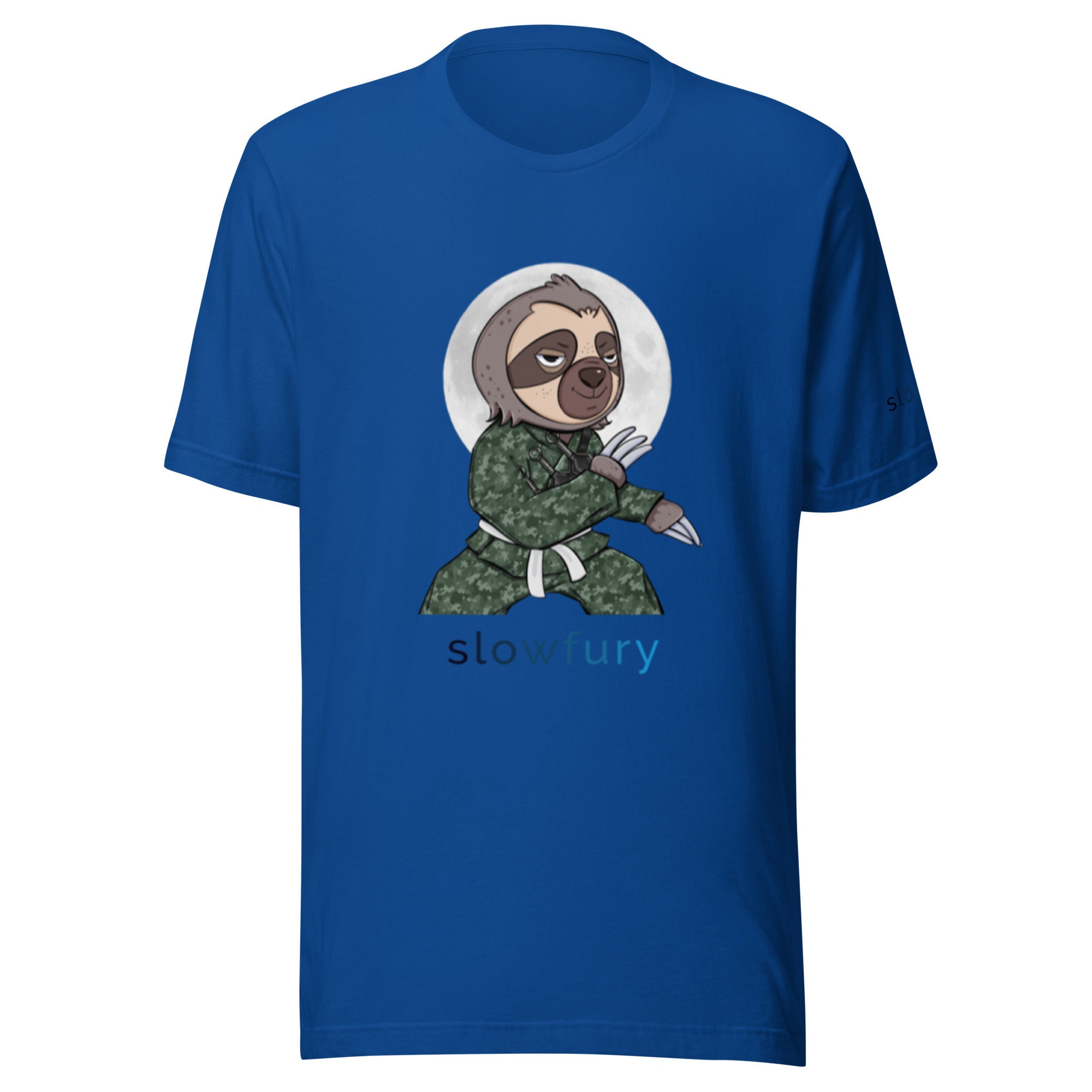 Slow Fury Camo Gi Ninja Sloth, Karate Shirt, Samurai Animal Shirt ...