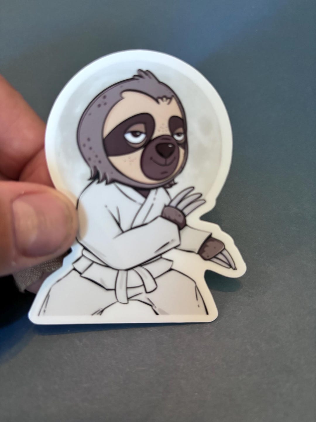 Slow Fury Samurai Gi Ninja Sloth, Karate Sticker, Samurai Animal ...