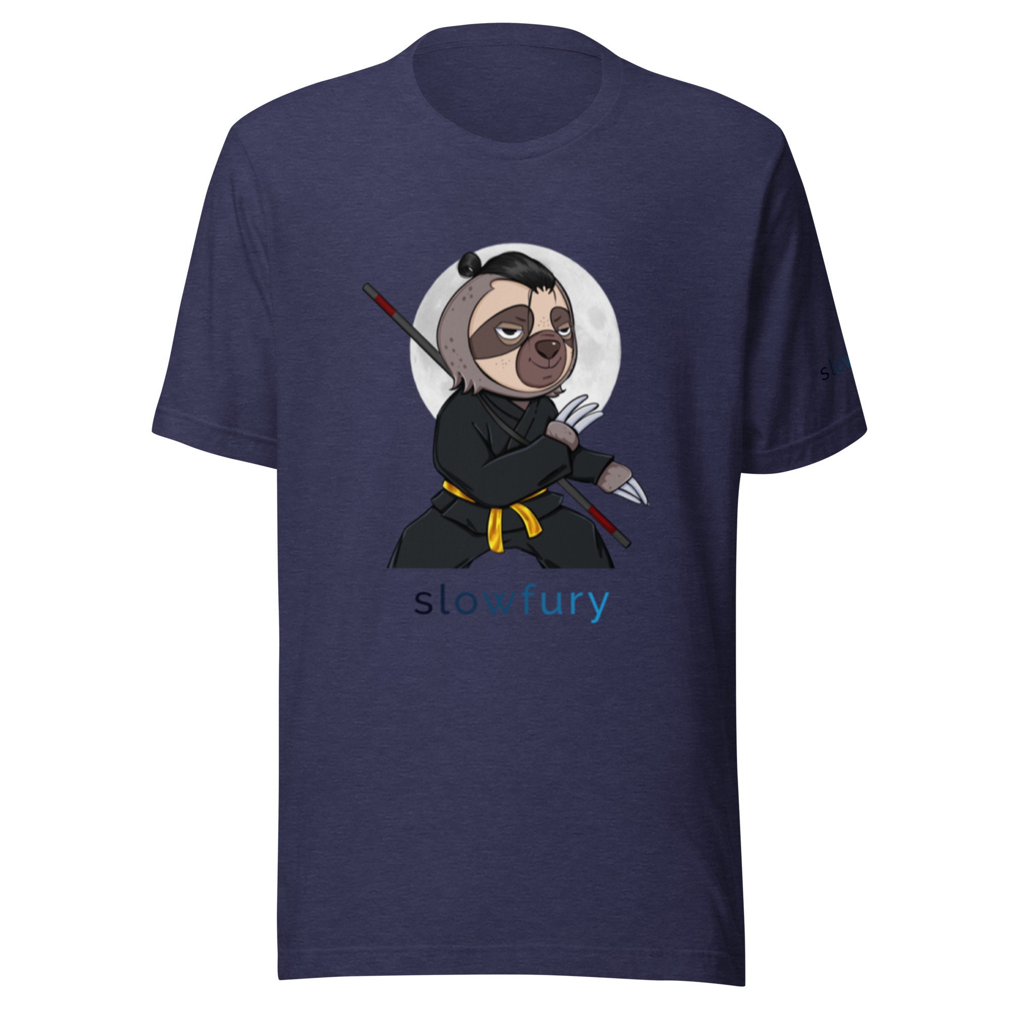 Slow Fury Samurai Bo Staff Ninja Sloth, Karate Shirt, Samurai Animal Shirt, Kawaii Action, Ninja ...