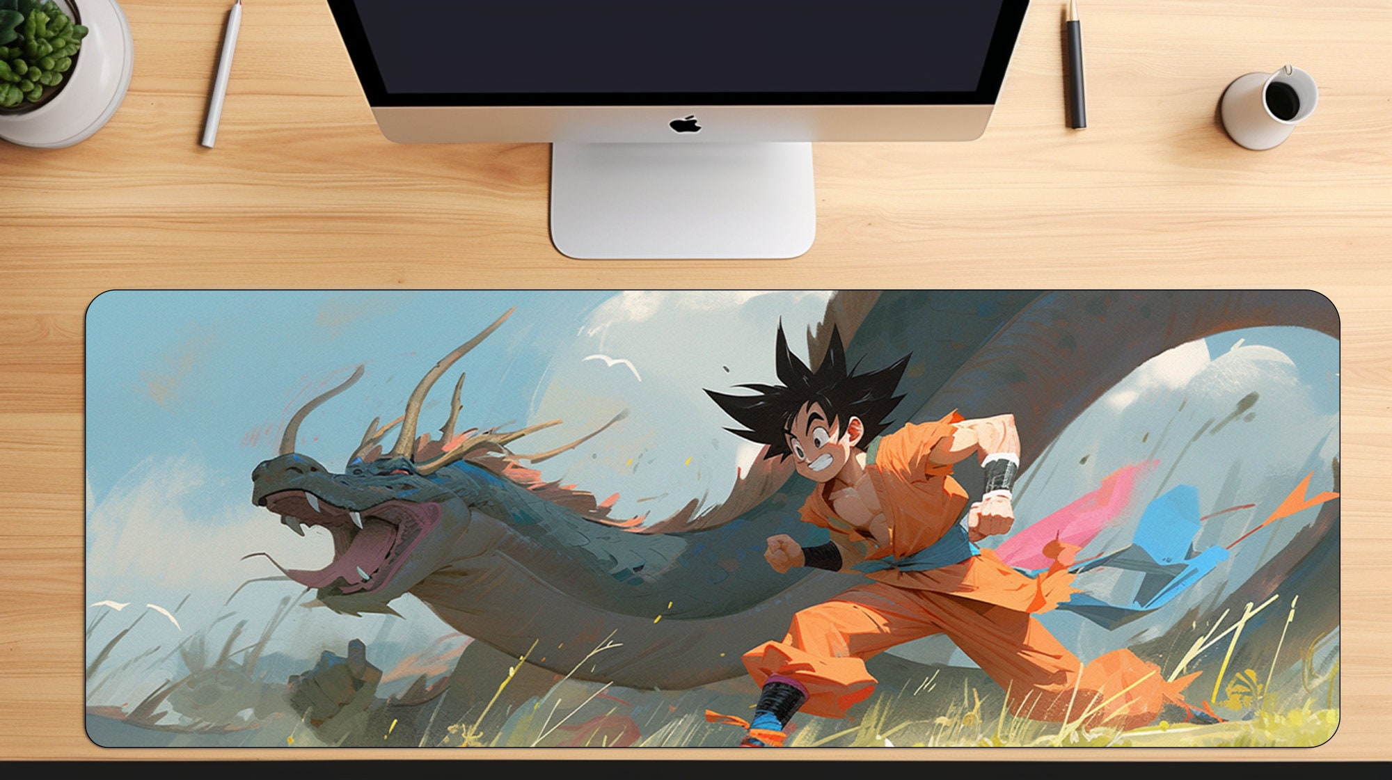Artful Mouse Pad, Goku, Dragon Ballz Custom, Dragon Ballz, Goku sold by ...
