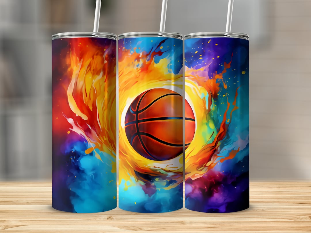 Basketball Tumbler Wrap Ball Sports Theme Gifts PNG Wrap - Etsy