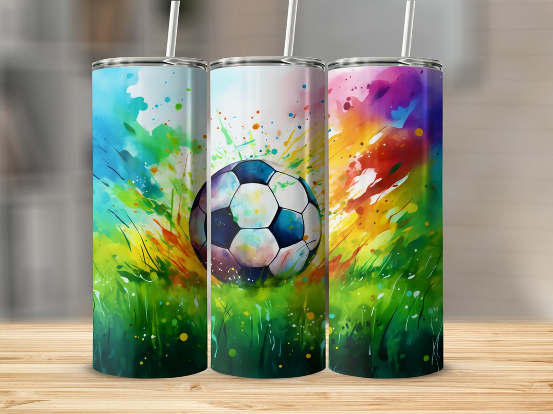 Watercolor Soccer Ball - Etsy