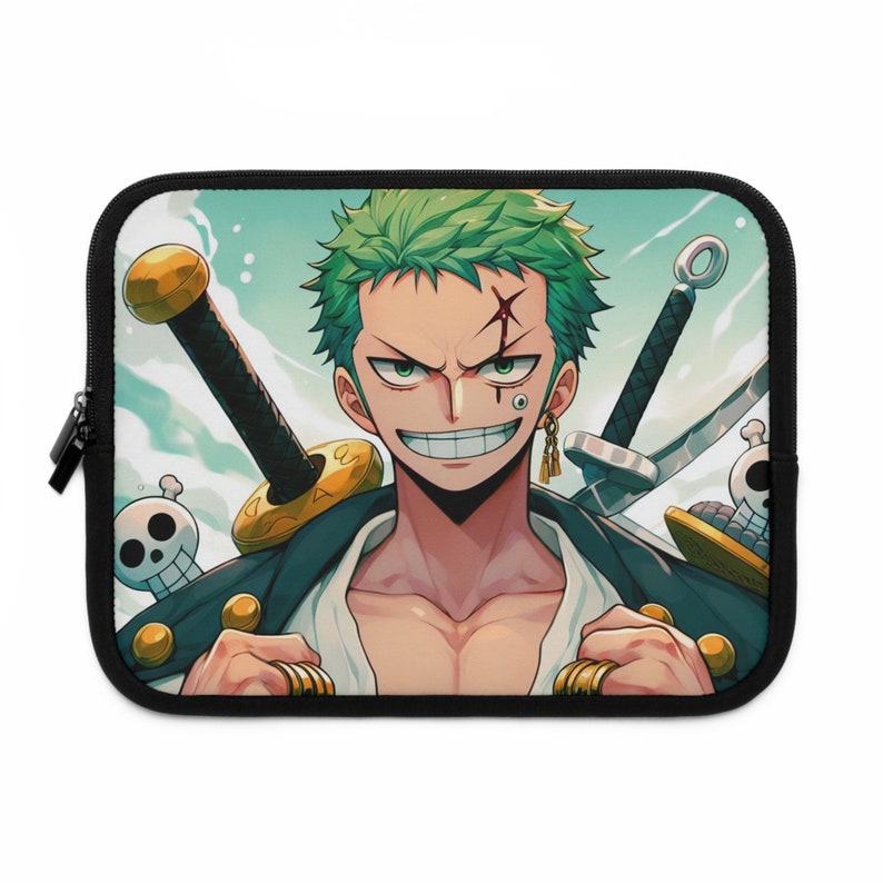 Roronoa Zoro One Piece Anime Laptop Sleeve Birthday Gift Idea Laptop ...