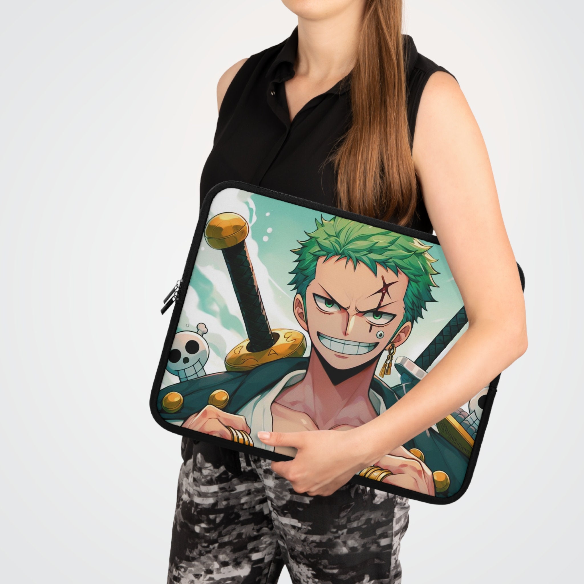 Roronoa Zoro One Piece Anime Laptop Sleeve Birthday Gift Idea Laptop ...