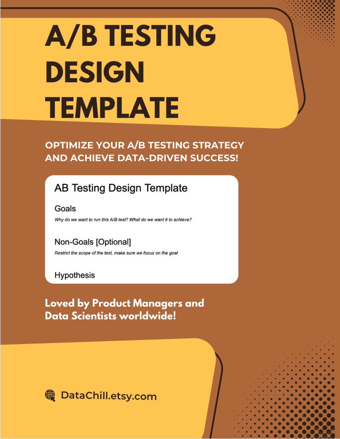 A/B Testing Design Plan Template - Etsy