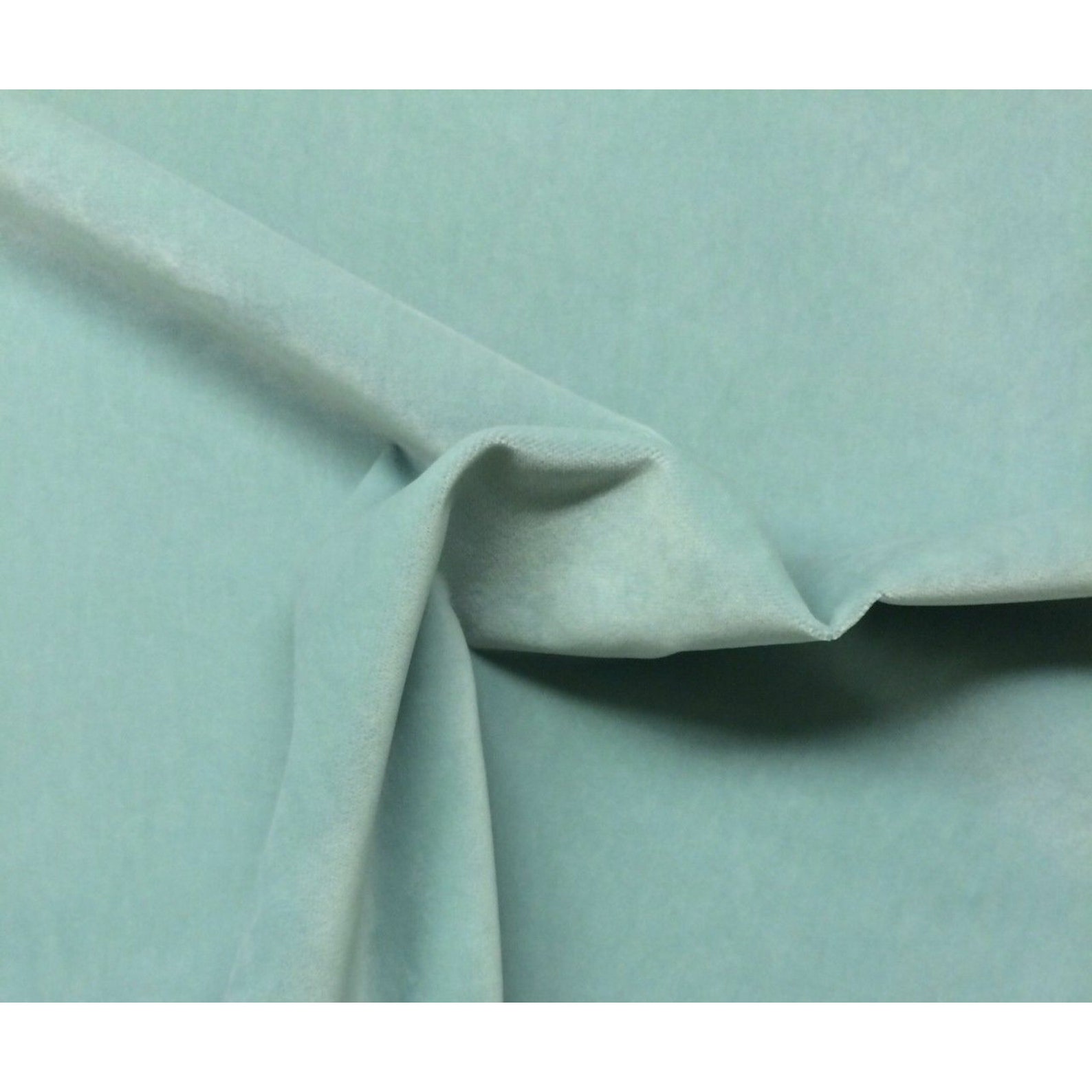 Ballard Designs Performance Velvet Mist Blue Furniture Fabric by the ...