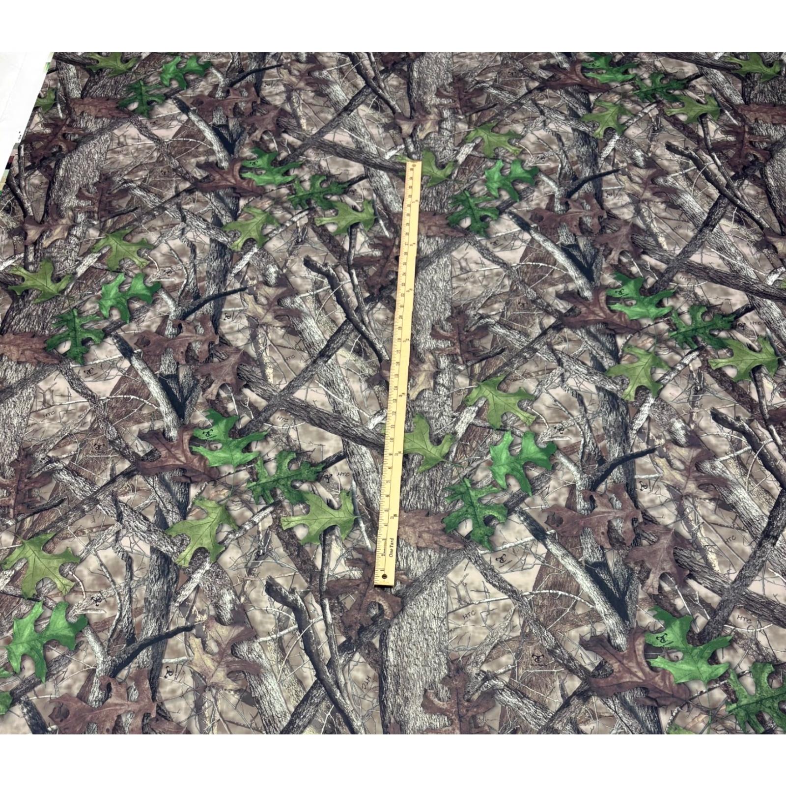 Vintage True Timber Camouflage Fabric Poly Knit Leaves Multi-color 61 ...