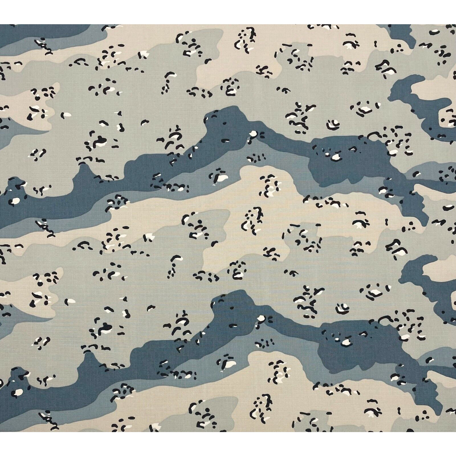 Saudi Chocolate Chip Gray Six Color Military Spec Ripstop by 1/2(0.5 ...