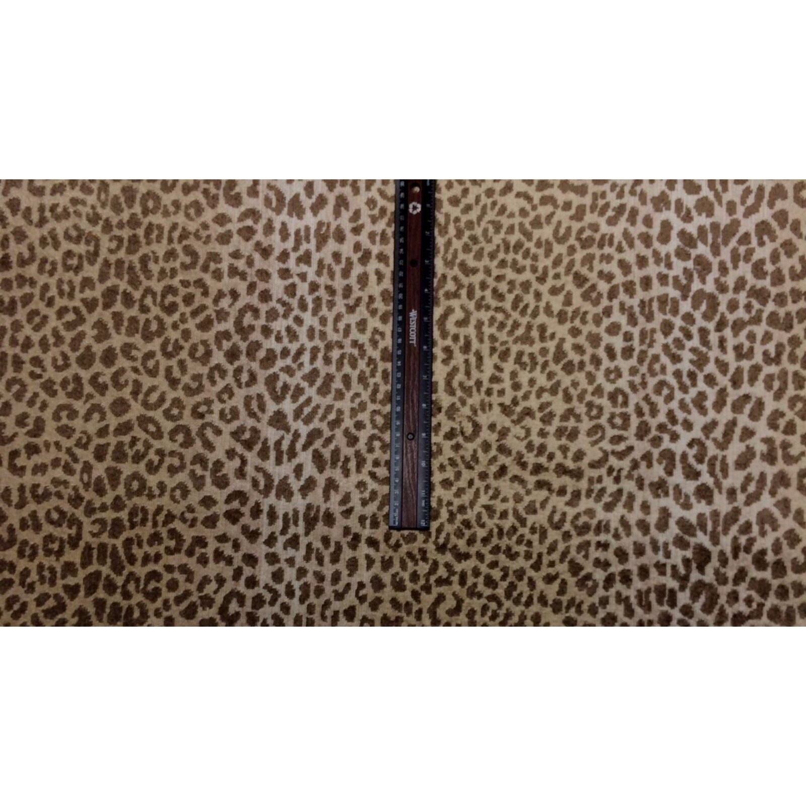 Clarence House Kalahari Neutral Leopard Cheetah Velvet Fabric by the ...