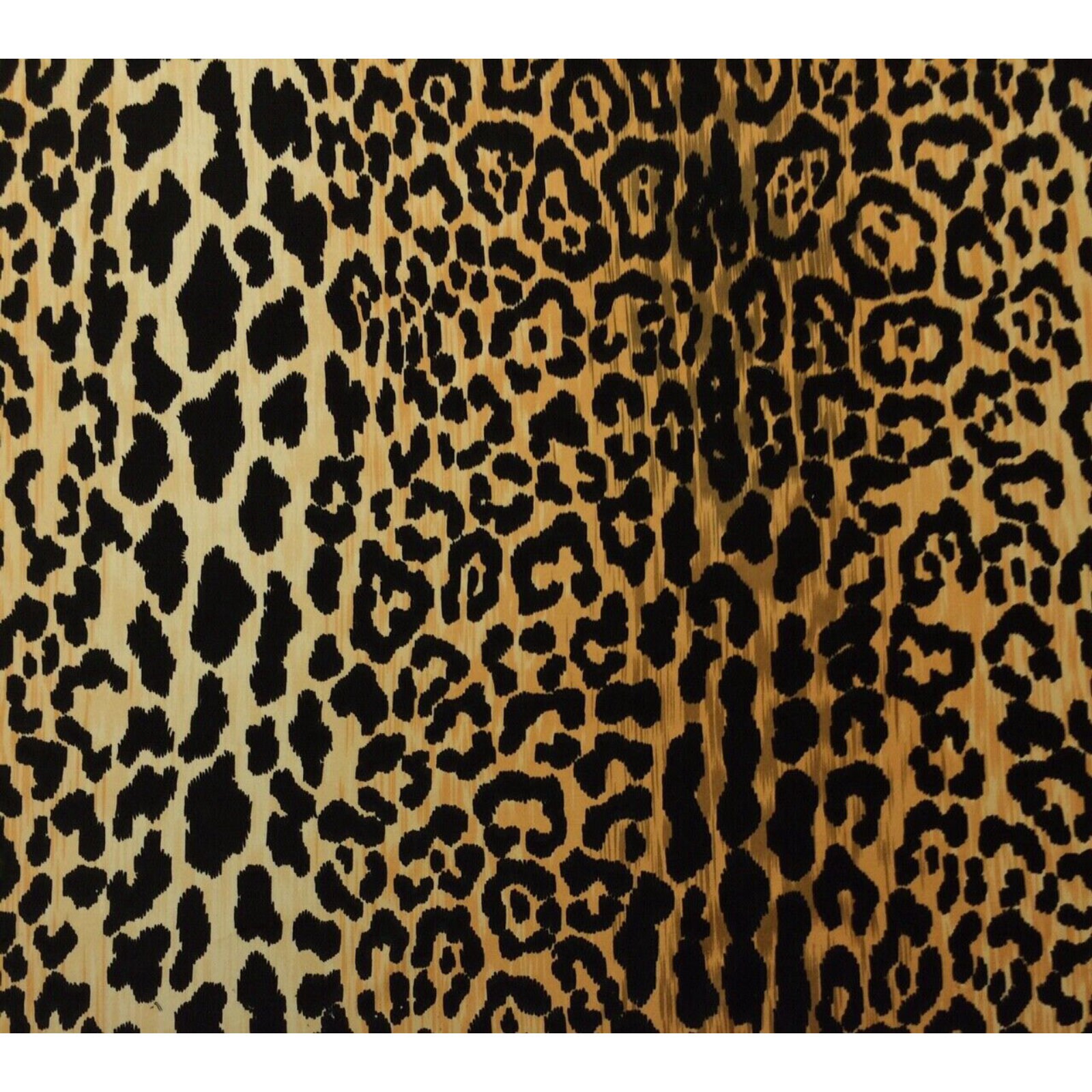 Ballard Designs Serengeti Camel Leopard Velvet Fabric by the (0.5)1/2 ...
