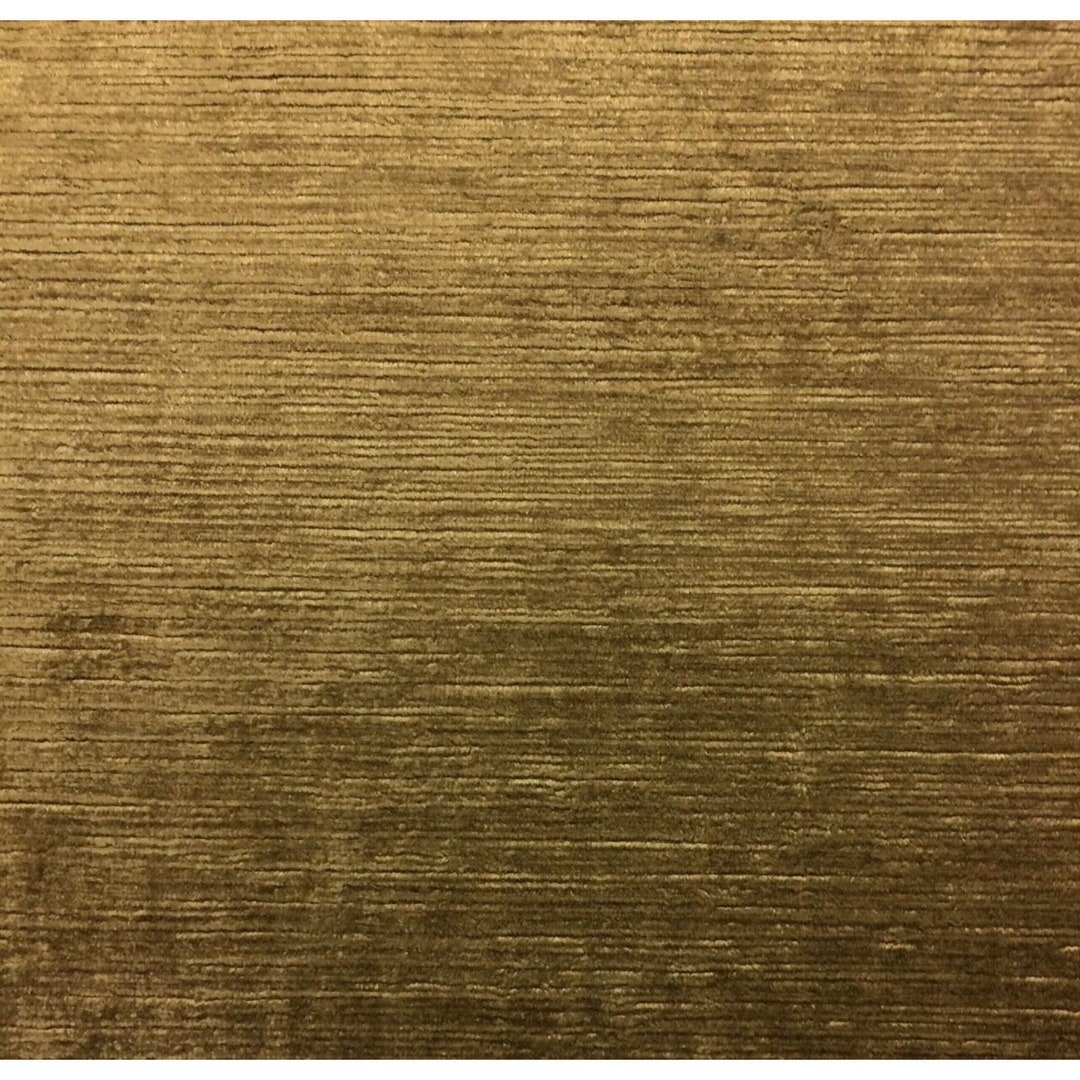 Rodolph Fabrics Persuasion Cocoa Gold Ribbed Velvet Mulituse Fabric by ...