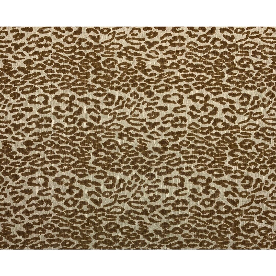 Lacefield Designs Cheetah Thrush Caramel Brown Linen Animal Fabric by ...