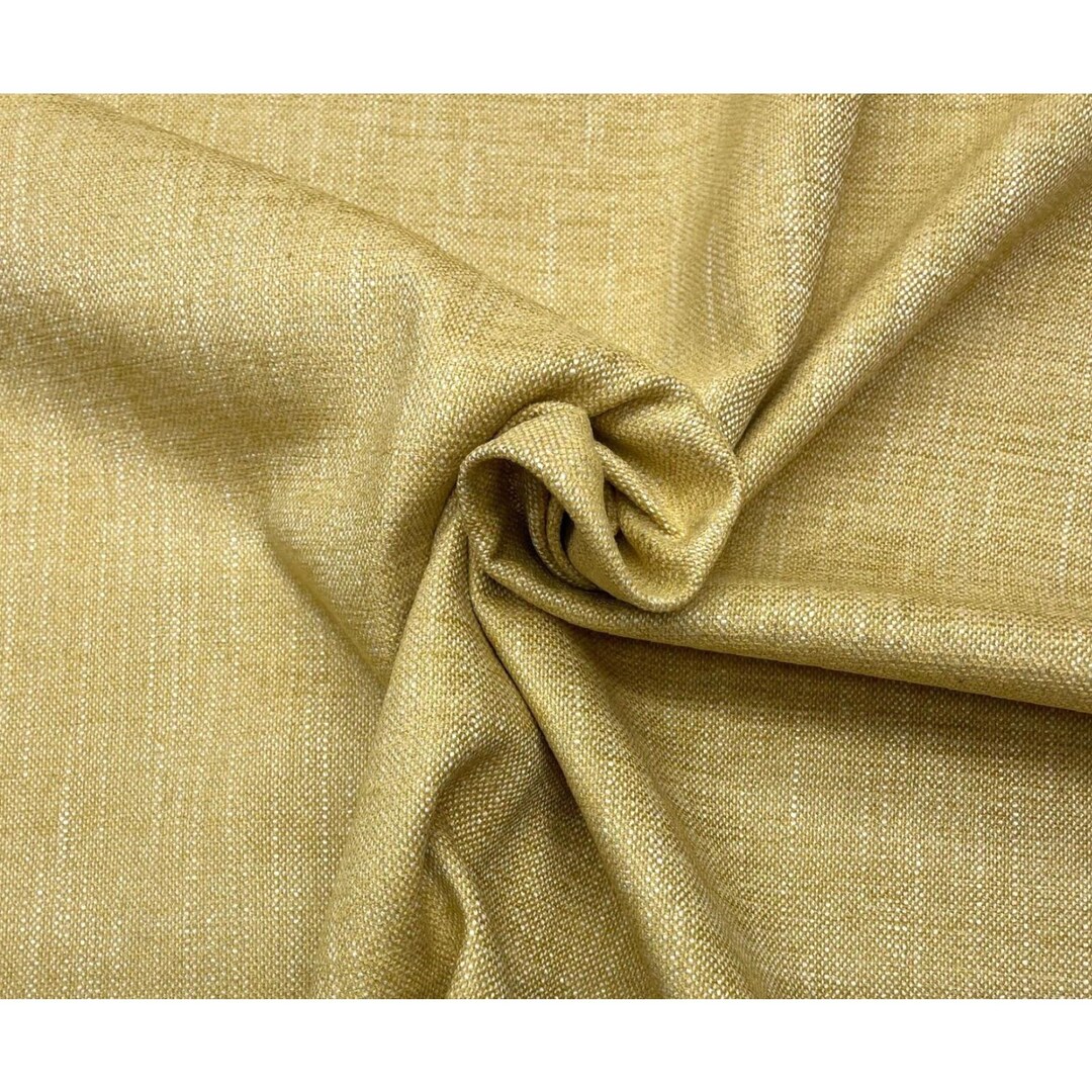 Ballard Designs Aster Goldenrod Fabric by Yard 54w Yellow Basketweave ...
