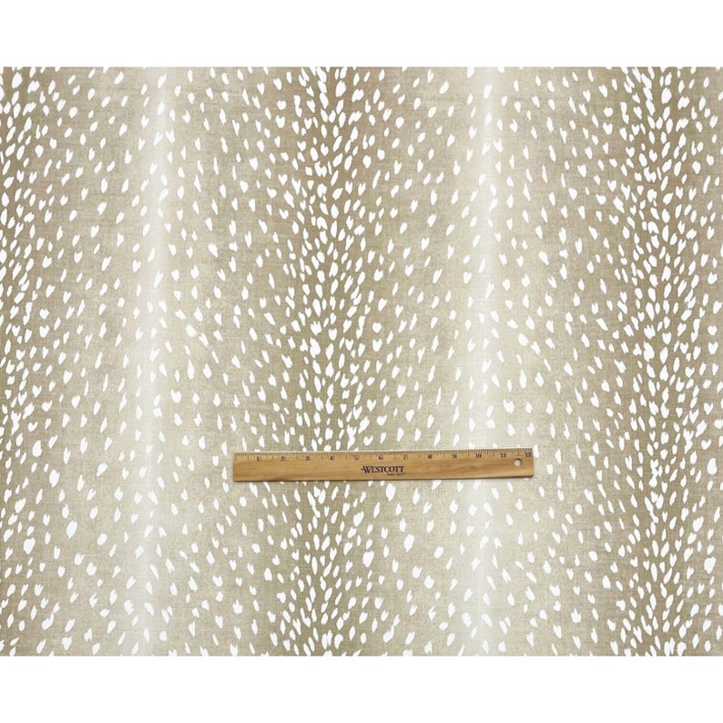 Trend Vern Yip Perth Fawn Beige Deer Skin Linen Multiuse Fabric by Yard ...