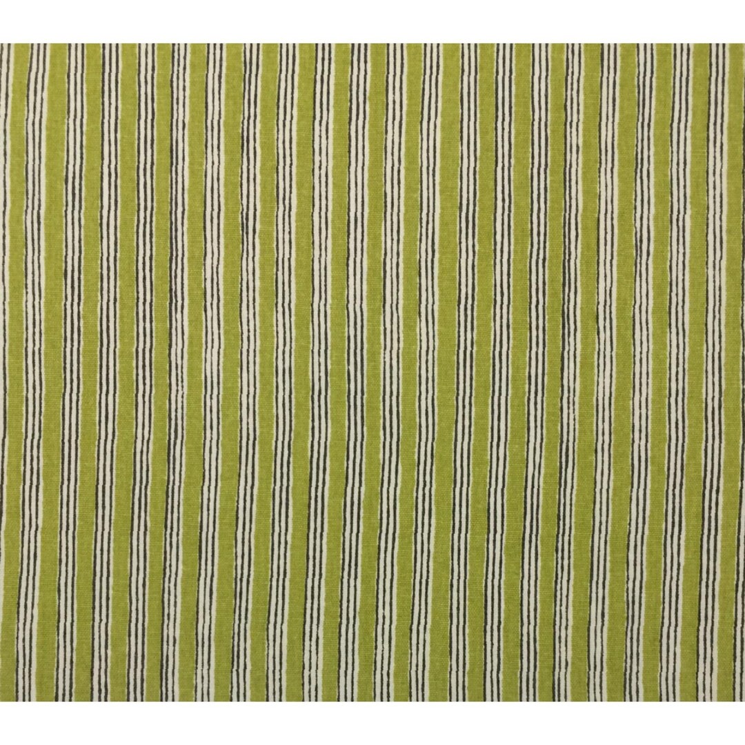 Vintage Ballard Designs Lucas Olive Green Charcoal Stripe Multiuse ...