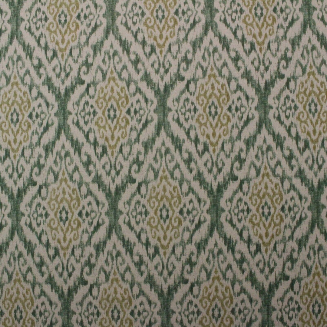 Richloom Rhodes Jade Green Cream Ikat Mehrzweck-Leinenstoff, Massenware, 54 W - Etsy.de