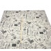Designer French Postal Script Black Paris Postage Multiuse Fabric by ...