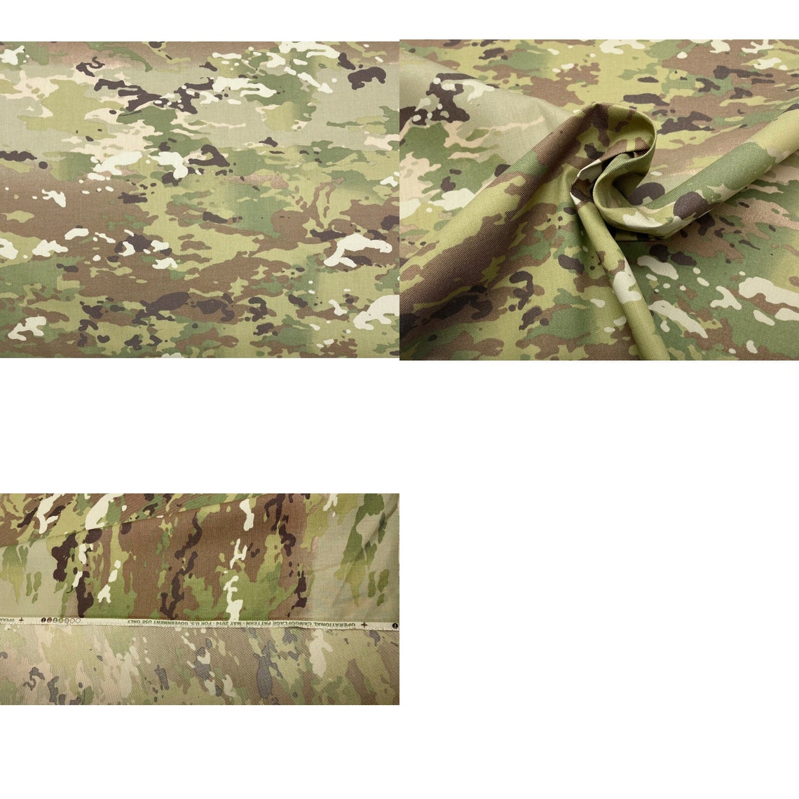 Ocp Scorpion Ny/co Twill Camouflage 6 Oz Apparel Military Spec Fr ...