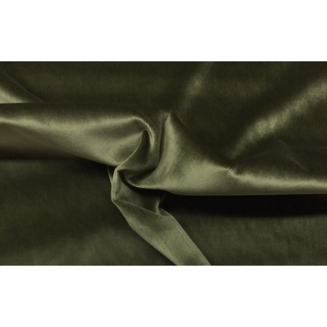 Ballard Designs Signature Velvet Sage Green Furniture Fabric by the ...