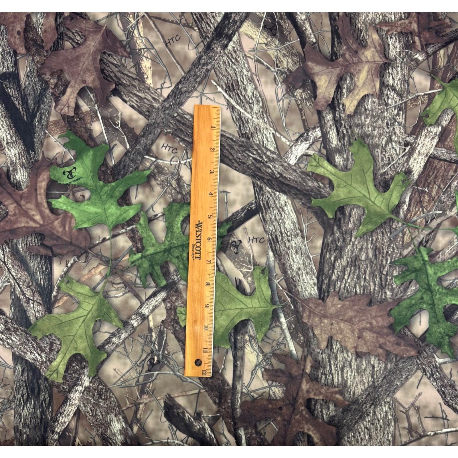 Vintage True Timber Camouflage Fabric Poly Knit Leaves Multi-color 61 ...