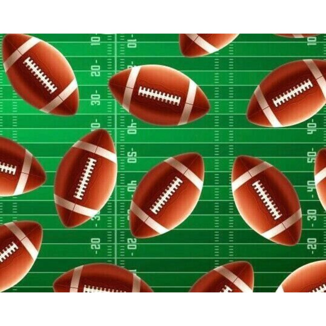 Fat Quarter Football Pigskin Ball 100% Cotton Fabric Quilting Nfl Fq - Etsy