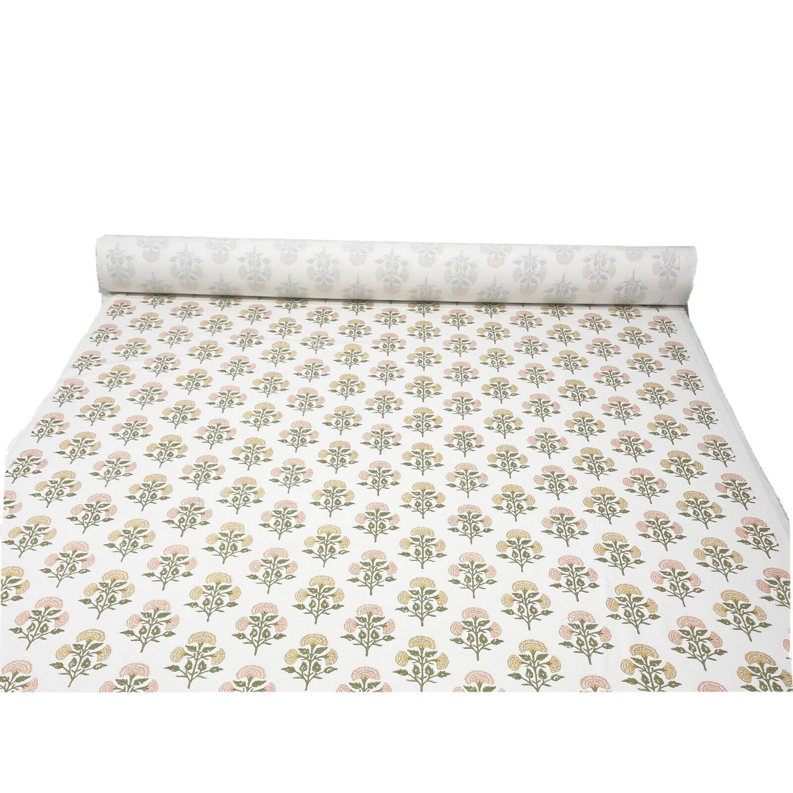 Ballard Designs Alexa Multi Open Floral Multipurpose Cotton Fabric by ...