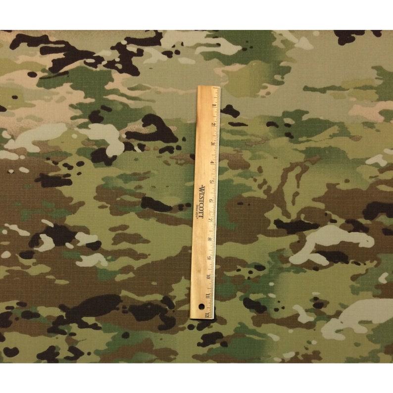 Ocp Multicam Ny/co Ripstop Military Camo 6.5 Oz Fabric by 1/2(0.5) Yard ...