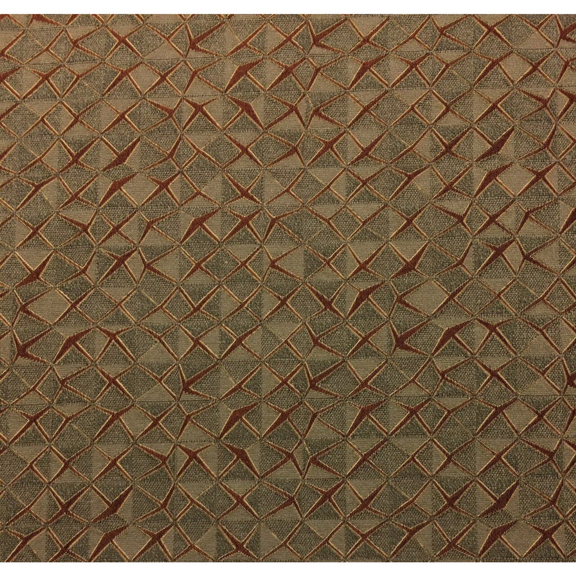 Pollack & Associates X Marks the Spot Nutmeg Upholstery Fabric by Yard ...