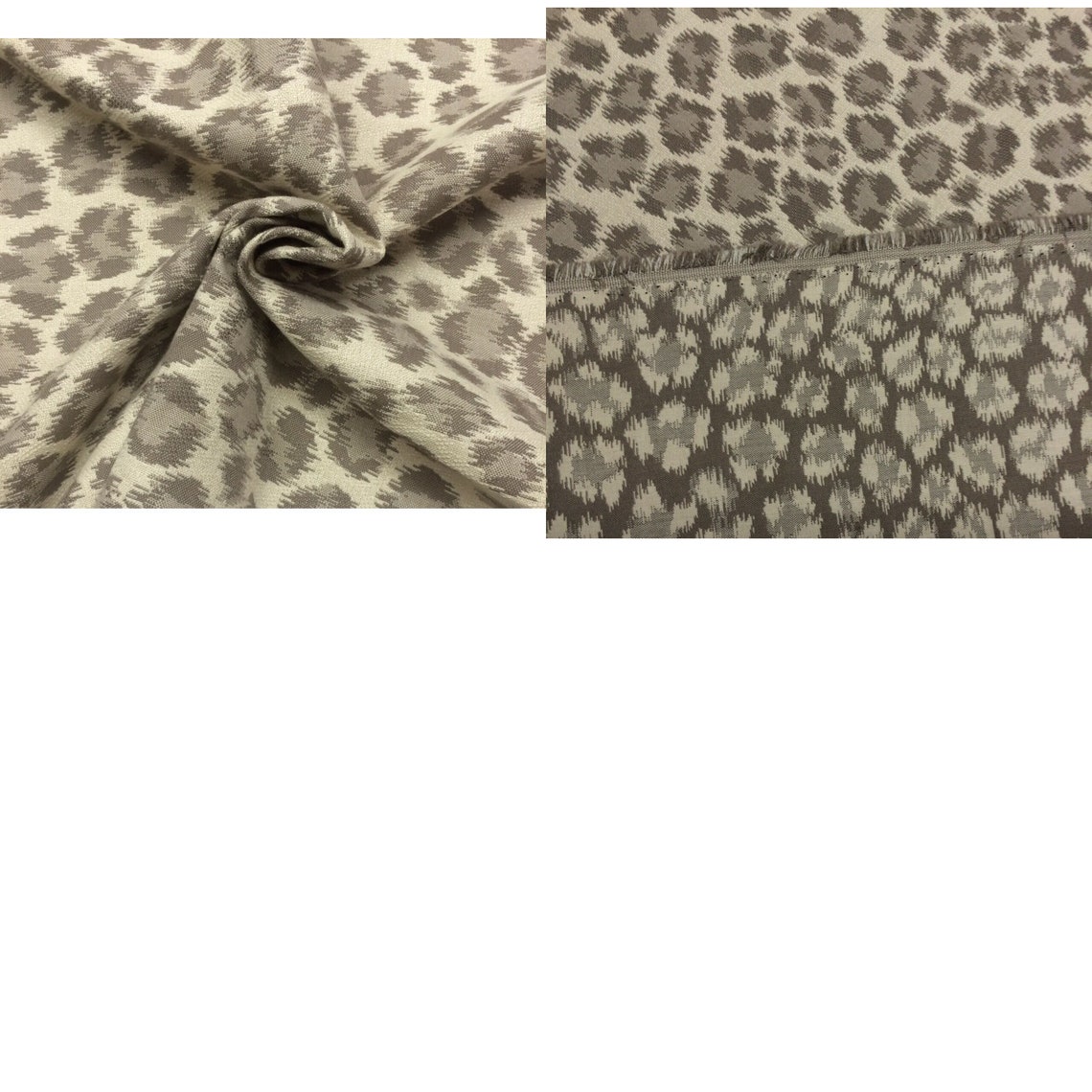Ballard Designs Cheetah Taupe Leopard Sunbrella Outdoor Fabric by the ...