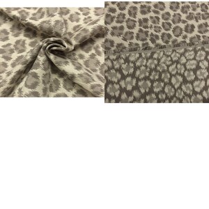 Ballard Designs Cheetah Taupe Leopard Sunbrella Outdoor Fabric by the ...