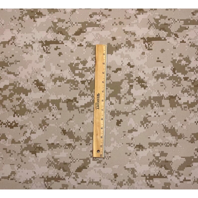 Digital Camo Desert Beige 600d Army Craft Pack Cloth Fabric Dwr by Yard ...
