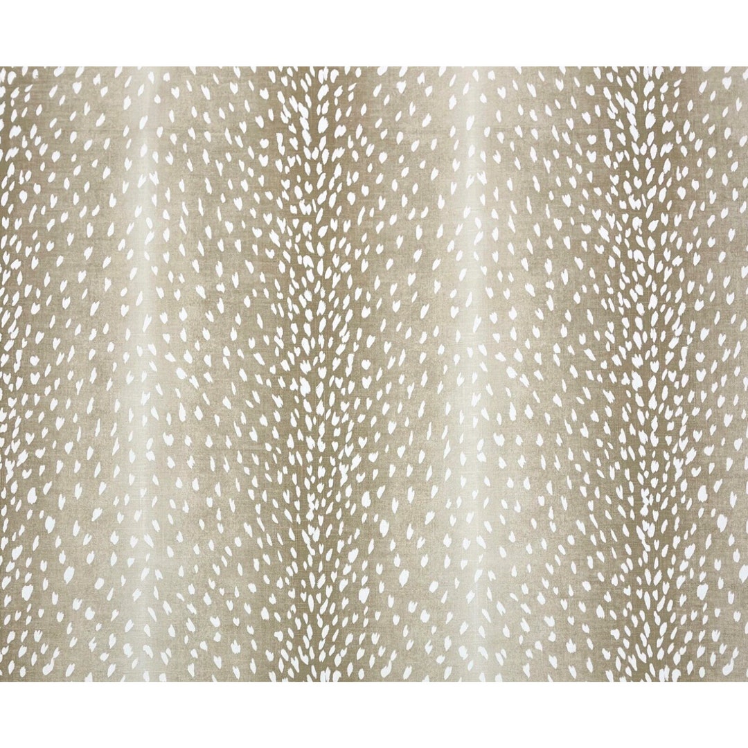 Trend Vern Yip Perth Fawn Beige Deer Skin Linen Multiuse Fabric by Yard ...