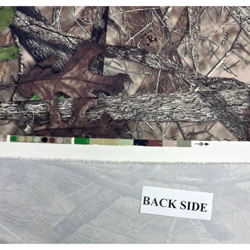 Vintage True Timber Camouflage Fabric Poly Knit Leaves Multi-color 61 ...