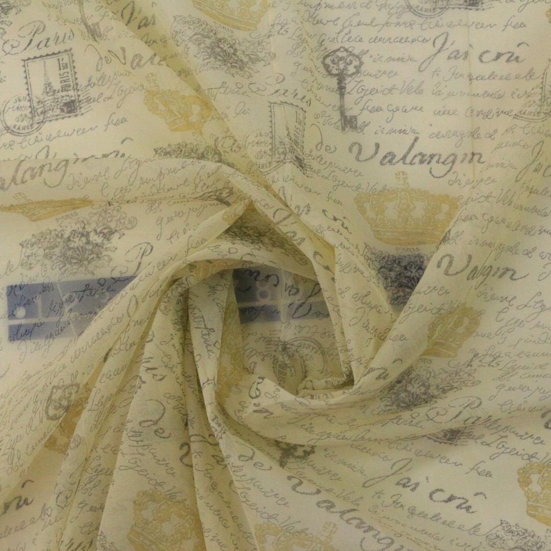 Waverly Paris Notebook Sheer Clay Light Weight Multiuse Fabric by Yard ...