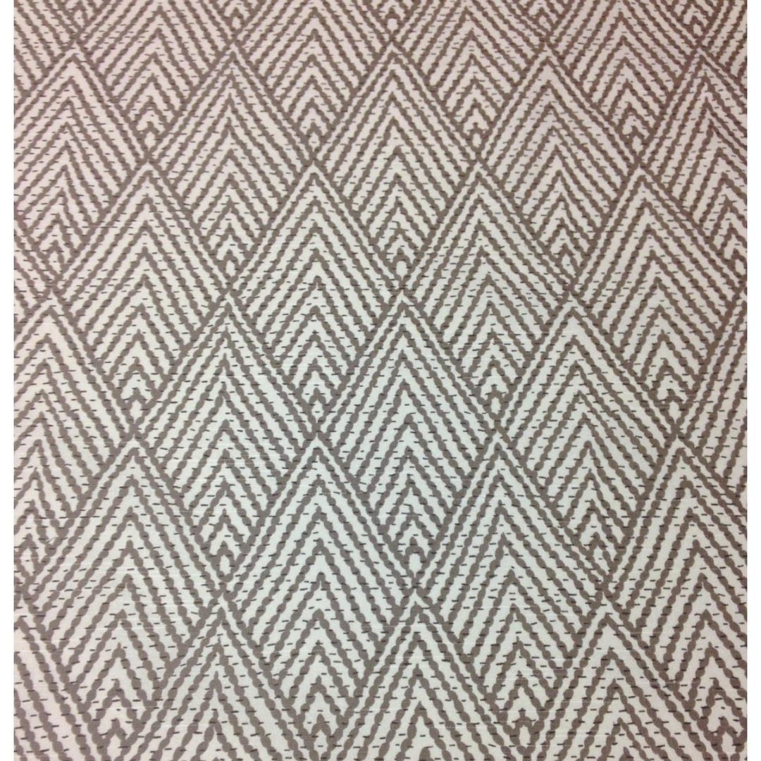 Ballard Designs Belize Taupe Diamond Designer Multiuse Fabric by the ...