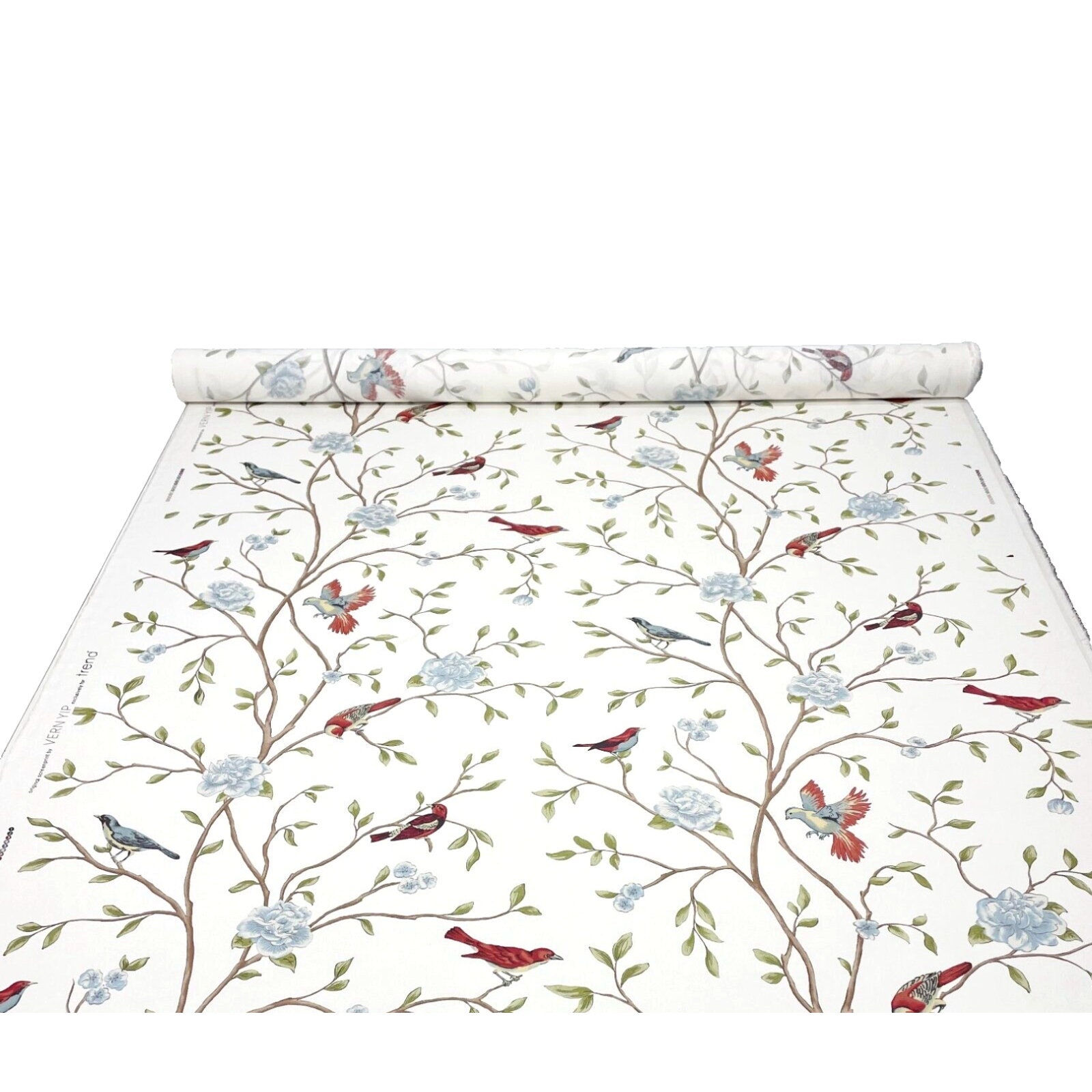 Trend Vern Yip Jamison Exotic Garden Bird Linen Multiuse Fabric by Yard ...