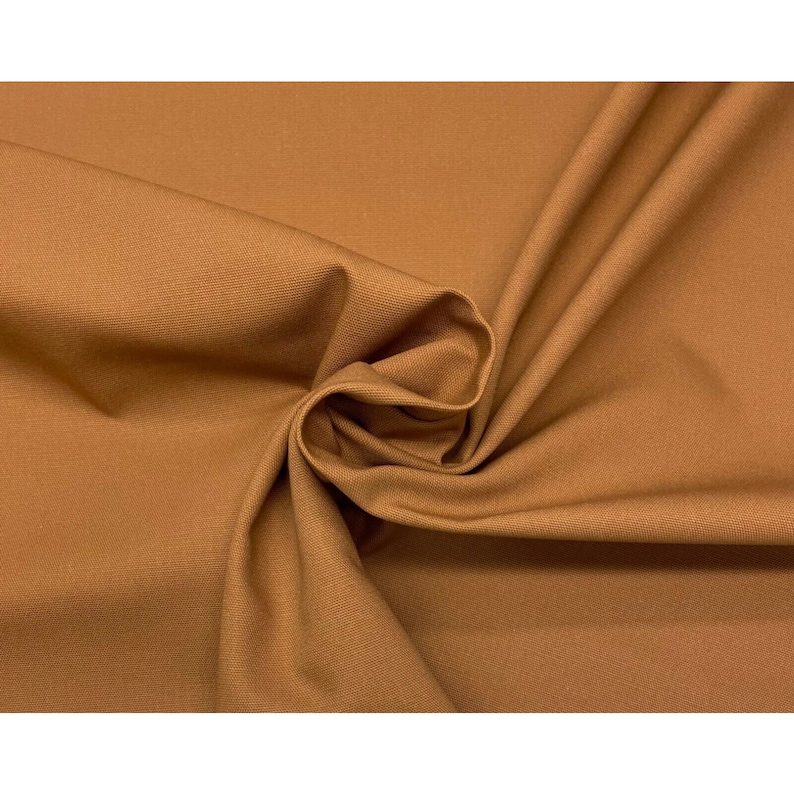 Carhartt Brown Canvas 100% Cotton Duck 12 Oz Fabric by the 1/2(.5) Yard ...
